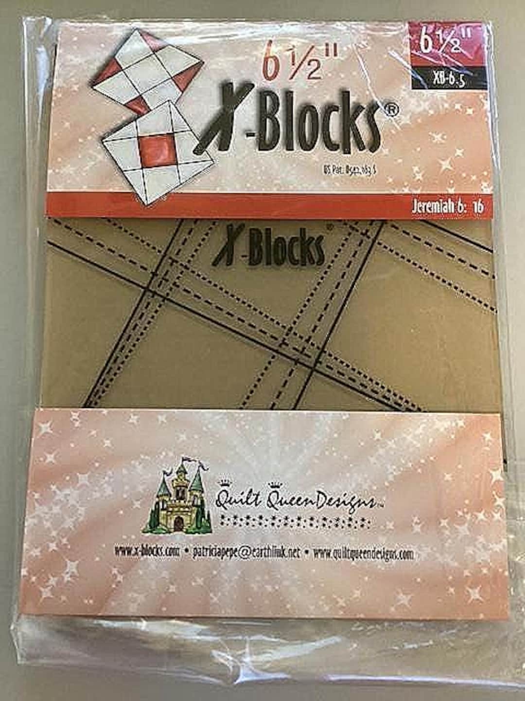 X-blocks Template XB 6.5 by Quilt Queen Designs - Etsy
