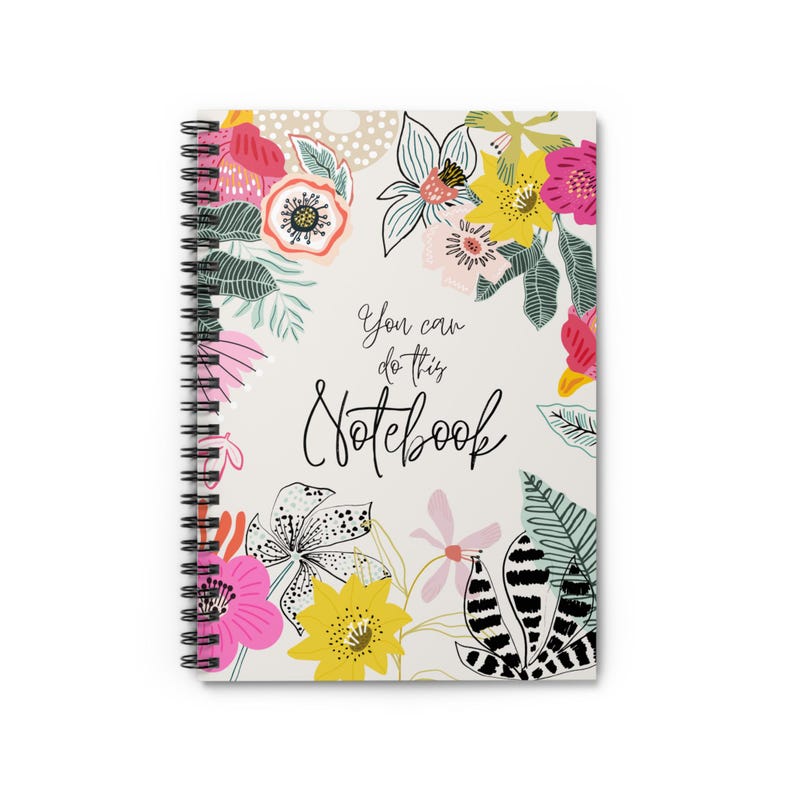 Motivational Spiral Notebook: Growth & Gratitude Journal - Etsy
