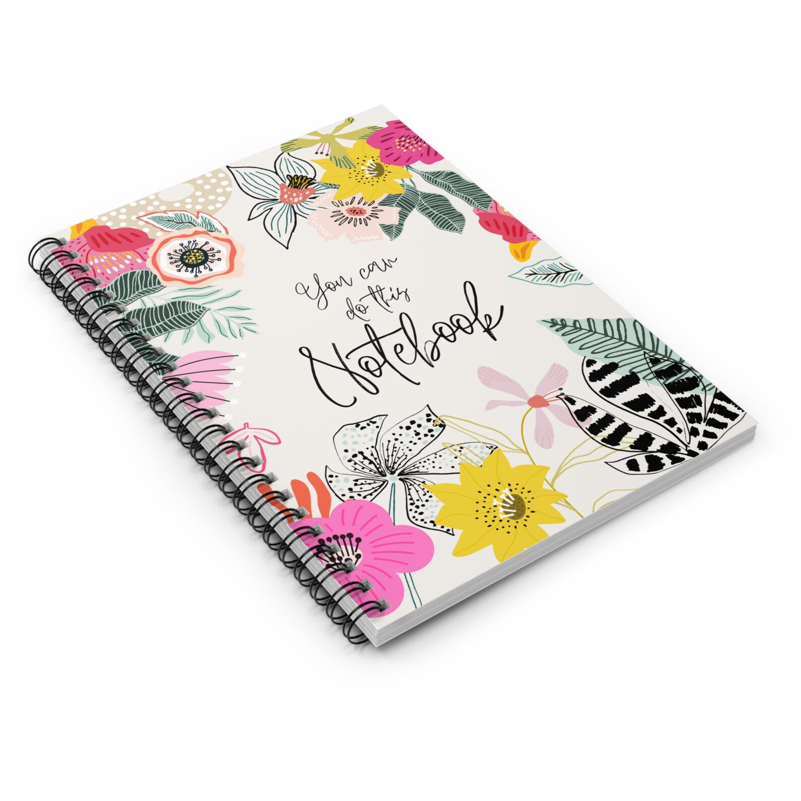 Motivational Spiral Notebook: Growth & Gratitude Journal - Etsy