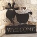 Goat Welcome Sign Silhouette Farmyard Metal Art 10 - Etsy