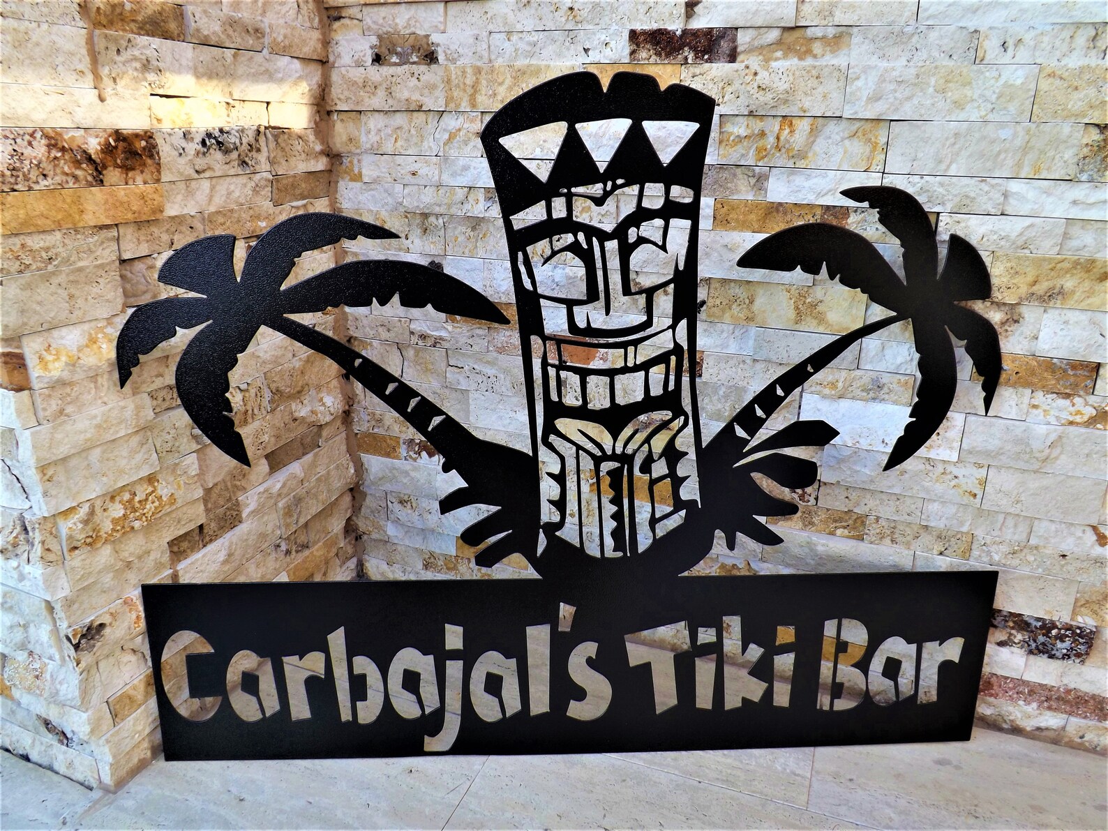Custom Tiki Lounge Sign Personalized Tiki Decor Tiki Bar - Etsy