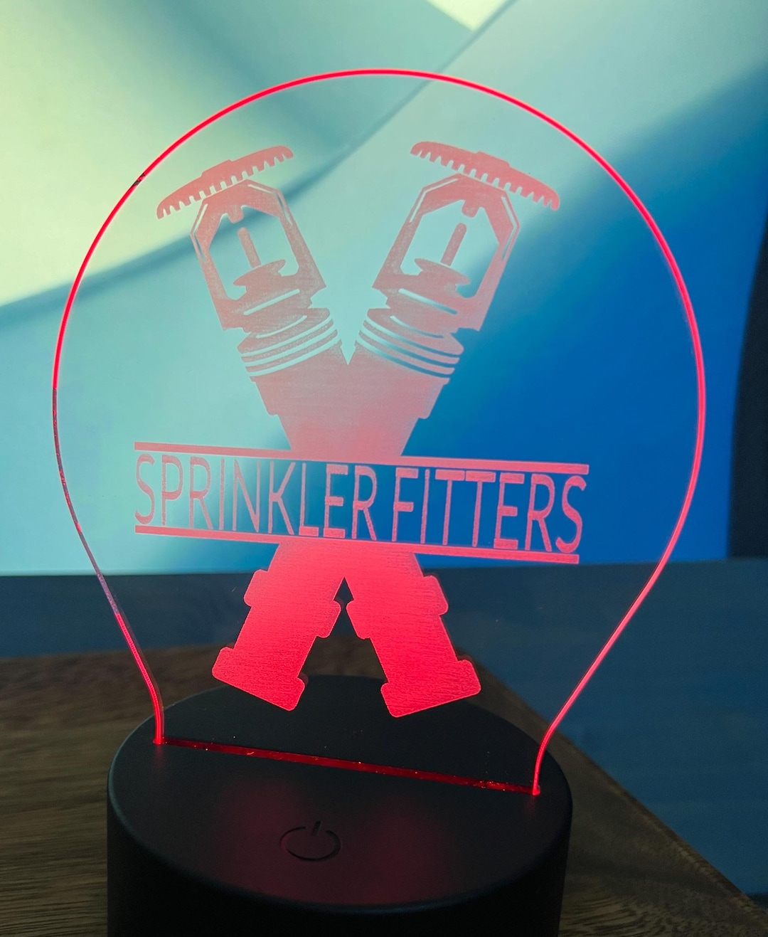 Sprinkler Fitter Sprinklerfitter Pipe Fitter Corporate Gift Led Light ...