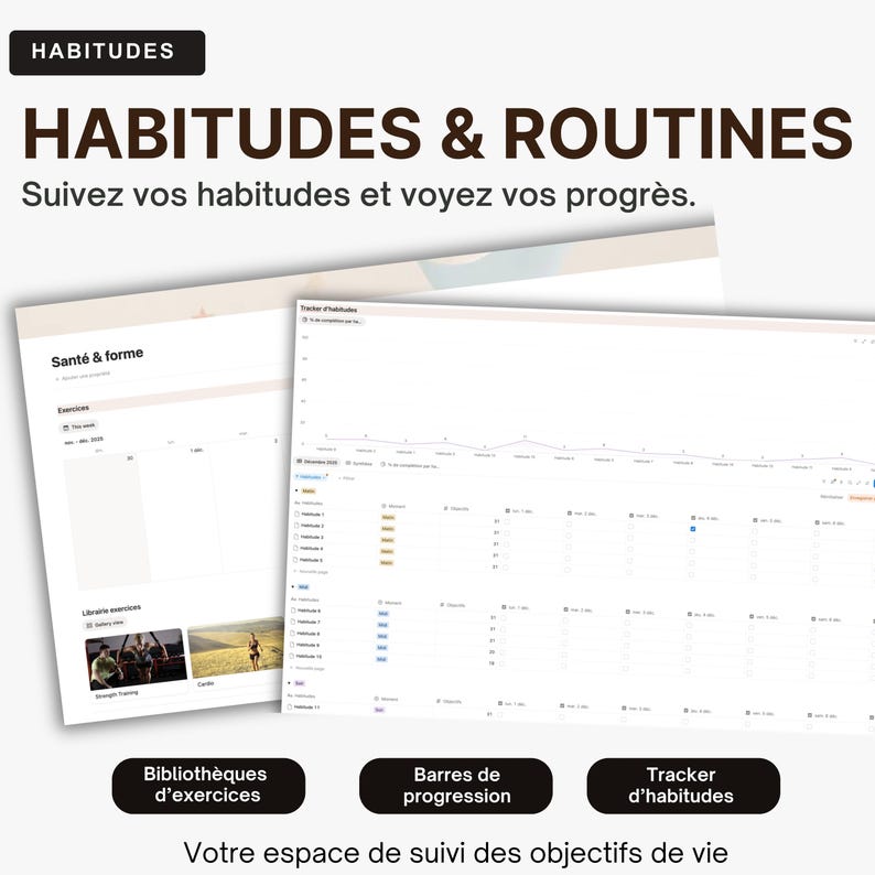 Notion Agenda 2026 Template (FR) – All-in-one Planner: Goals, Projects ...