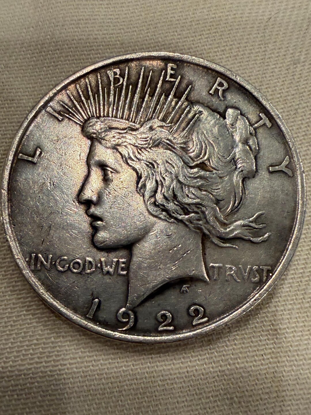 1922 Peace Silver Dollar XF Condition - Etsy