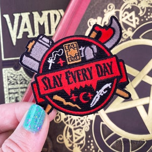 Slay Every Day Embroidered Patch - Etsy