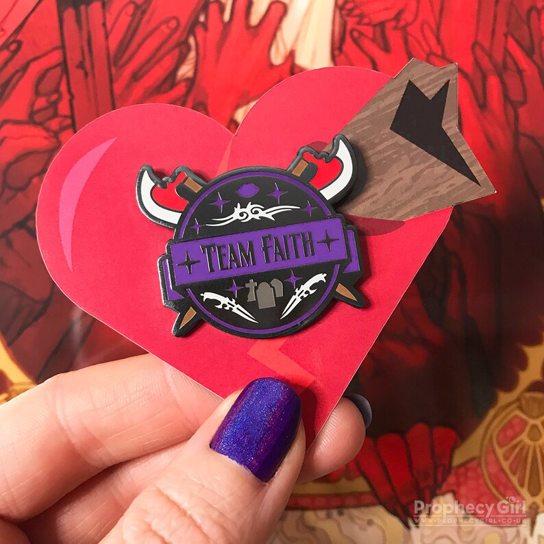 Team Faith Enamel Pin Badge | Etsy