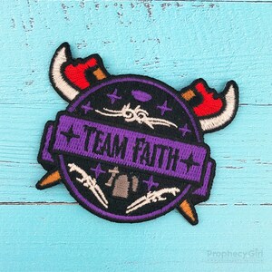 Team Faith Embroidered Patch - Etsy