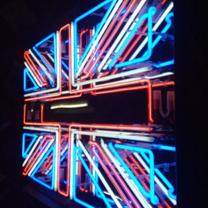 Custom Neon Sign Union Jack British Flag 26"x20" Luxury Home Office ...