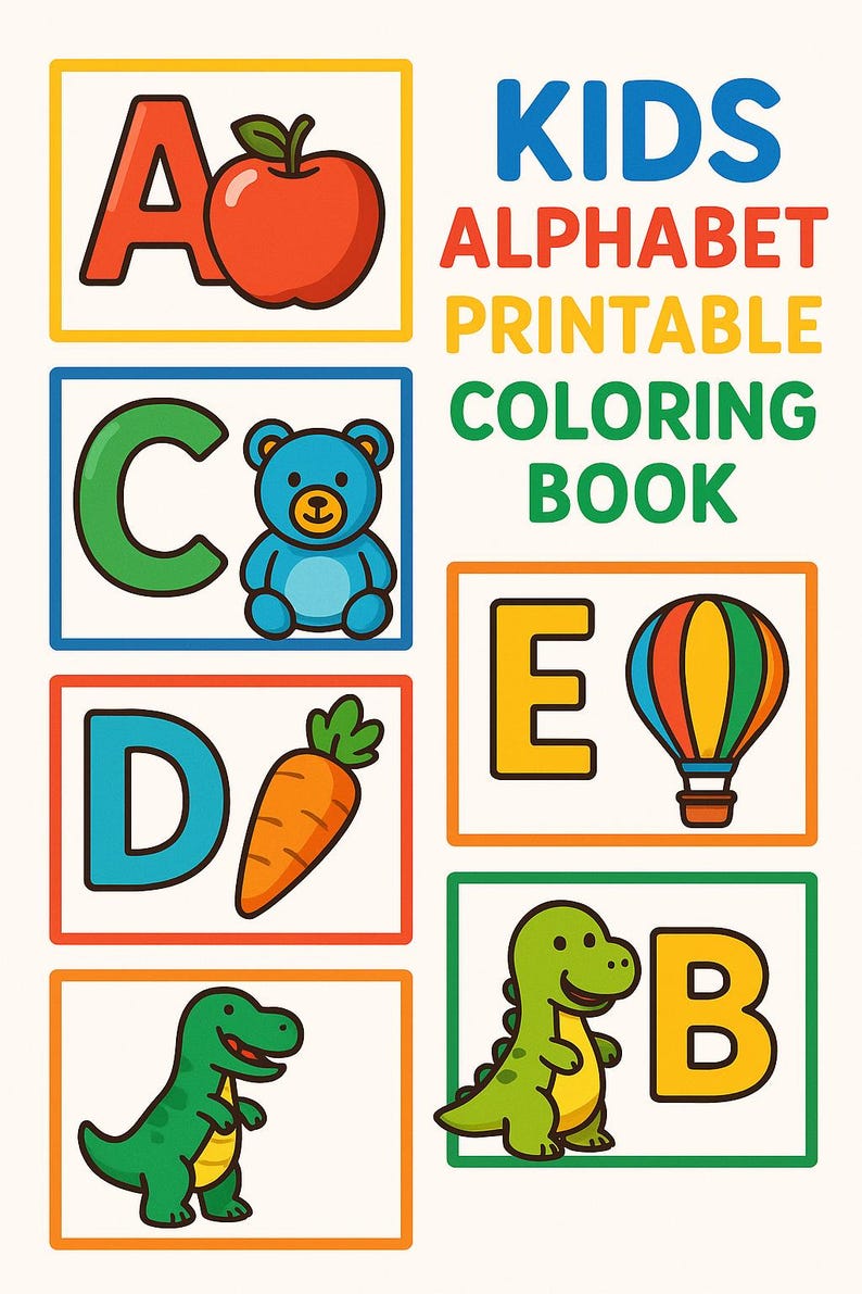 26 Alphabet Coloring Pages, Preschool Coloring Page, Preschool ...