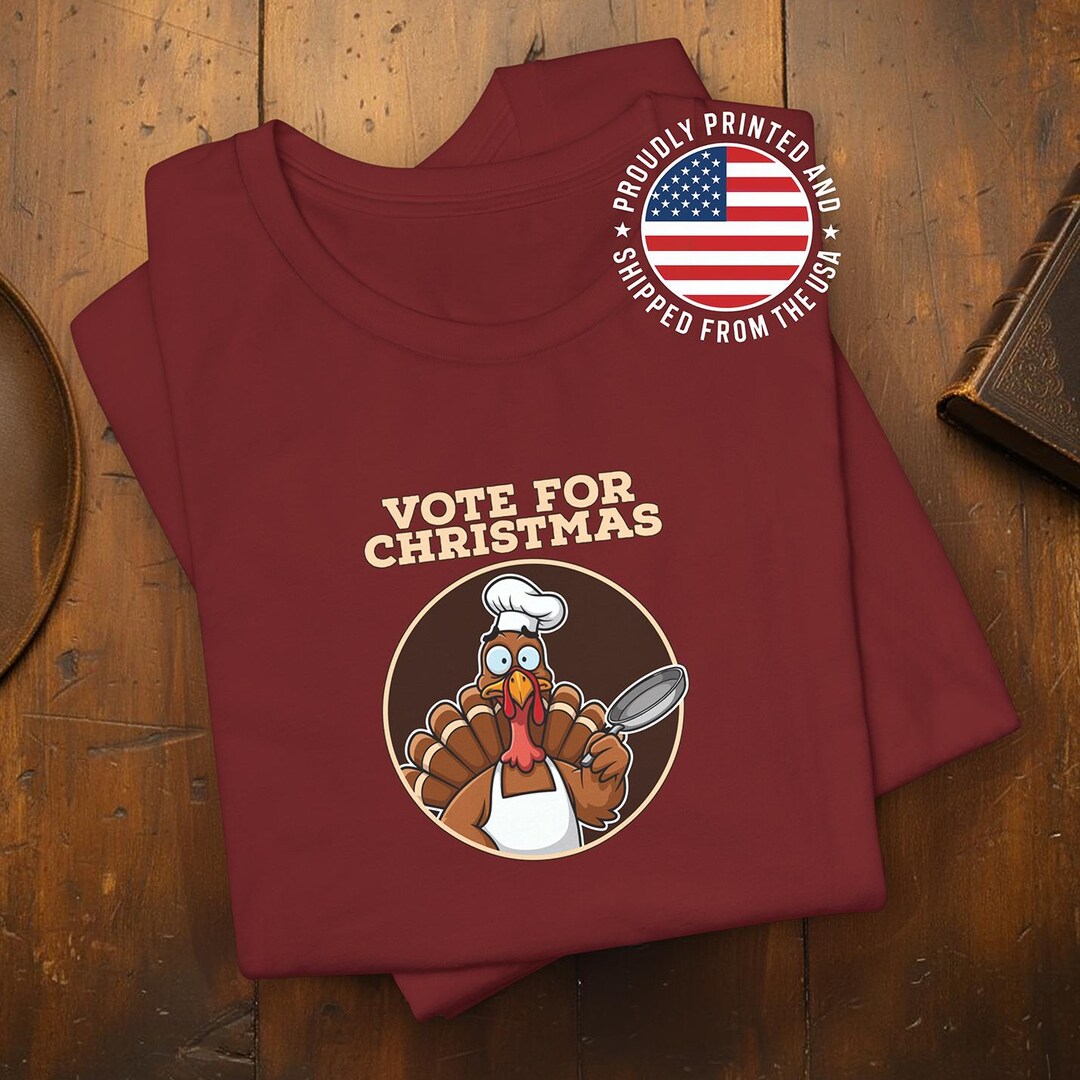 Funny Turkey Voting for Christmas Meme Graphical Unisex T-shirt - Etsy