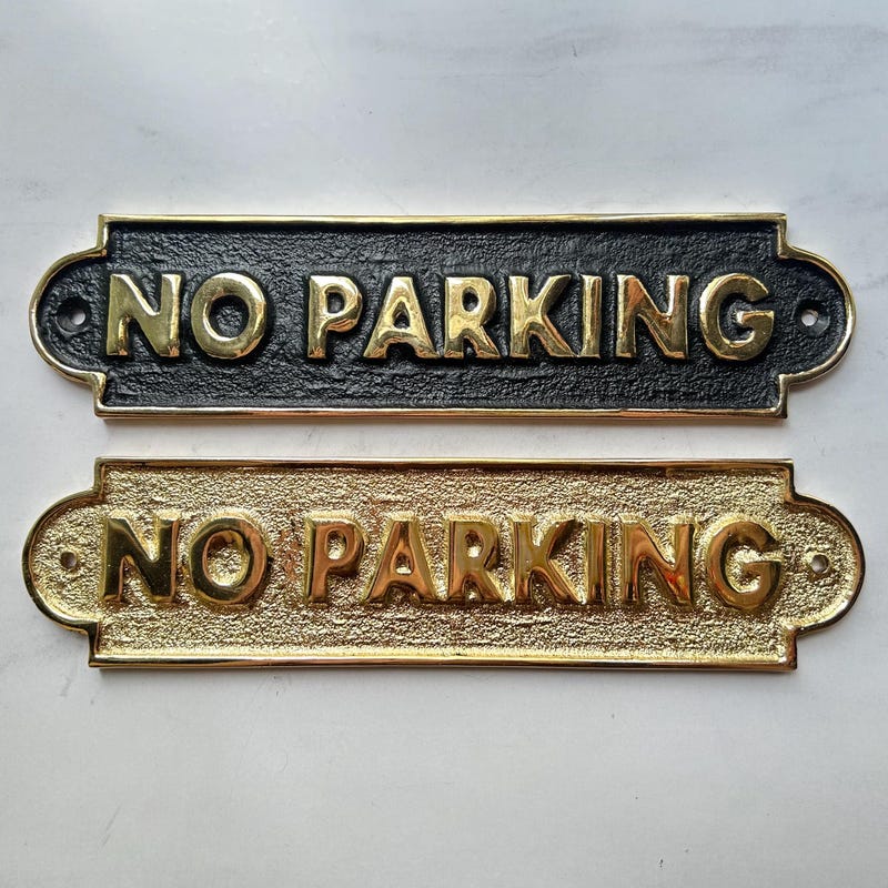 Buy No Parking Sign Metal Online In India - Etsy India