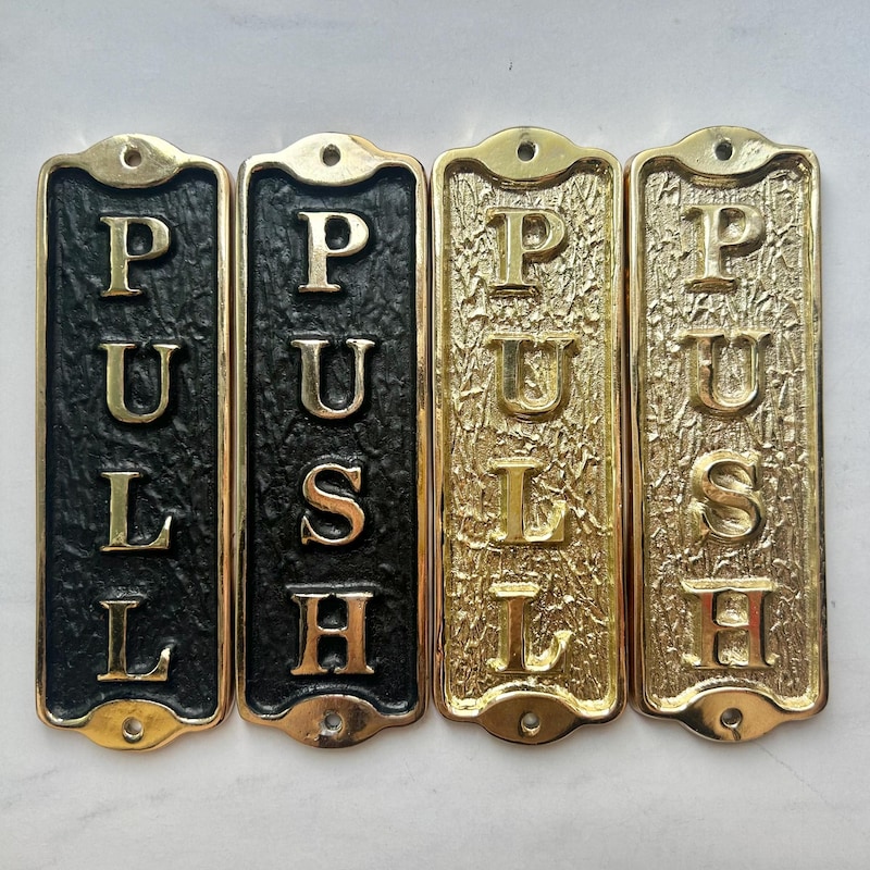 Buy Push Pull Signs Online In India - Etsy India