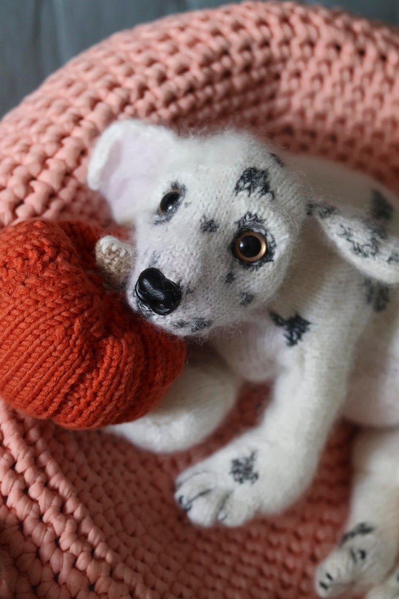 DALMATIAN PUPPY Knitting Pattern - Etsy