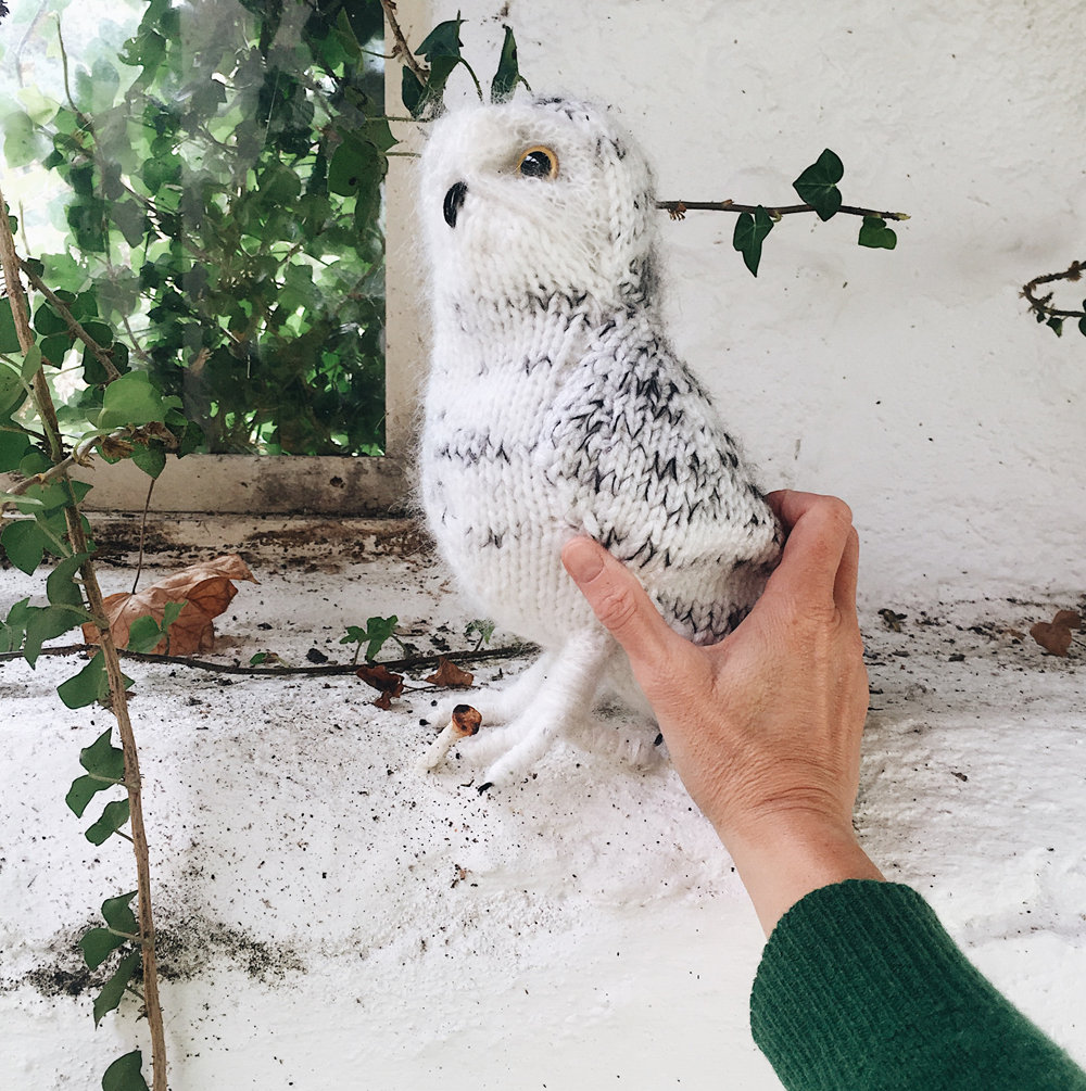 SPECIAL OFFER Knitting Pattern Snowy Owl | Etsy UK