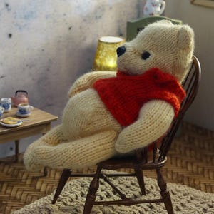 POOH BEAR DOLL - English Knitting Pattern - Etsy UK