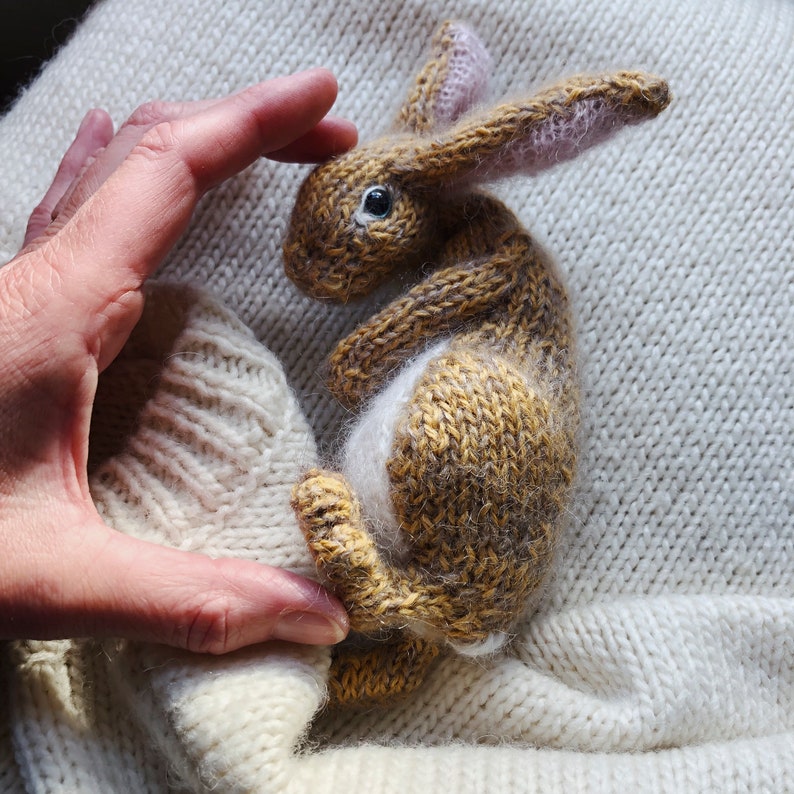 To the Moon and Back Hares KNITTING PATTERN | Etsy