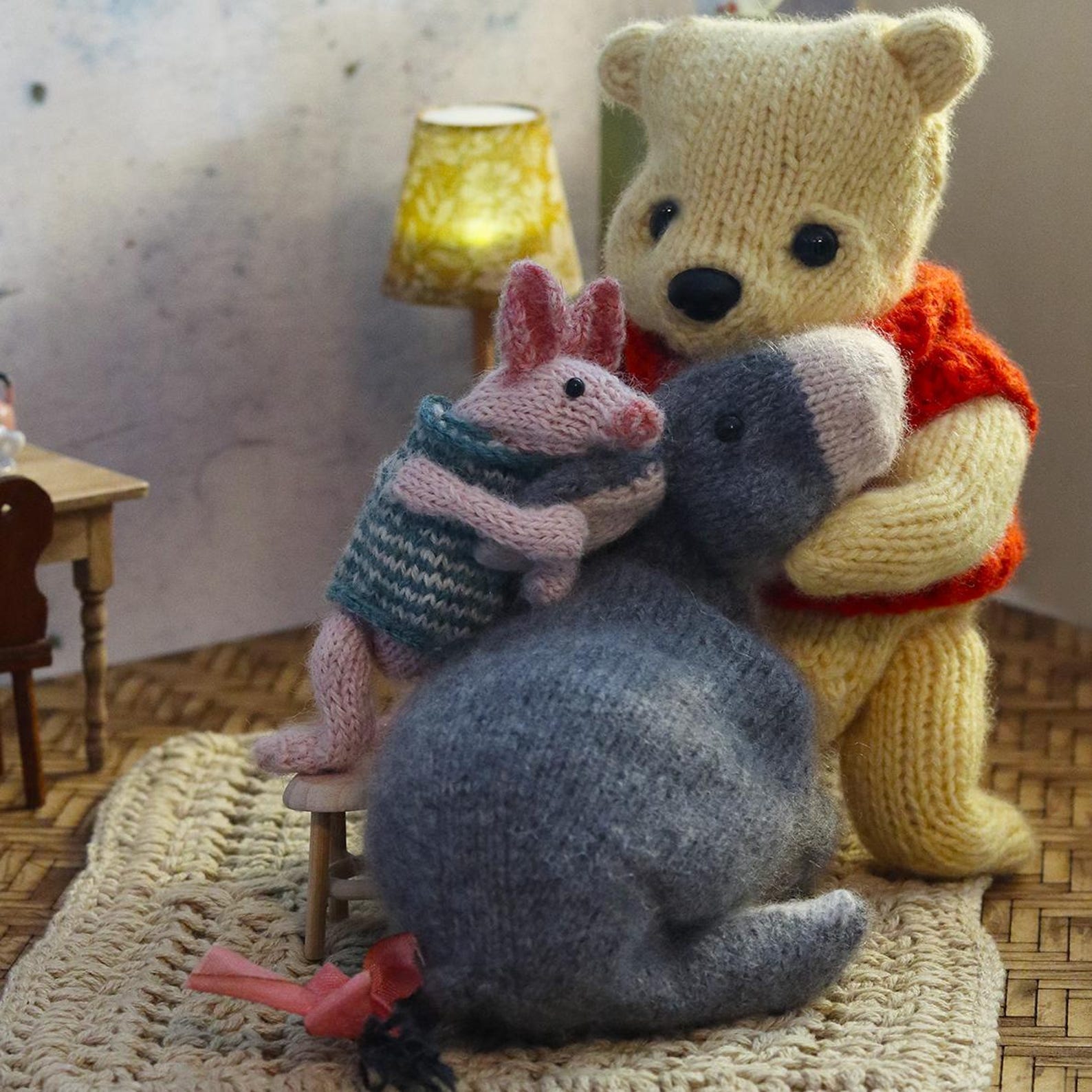 POOH BEAR DOLL - English Knitting Pattern - Etsy UK