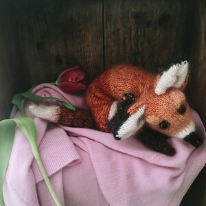 Fox Cub Knitting Pattern - Etsy UK