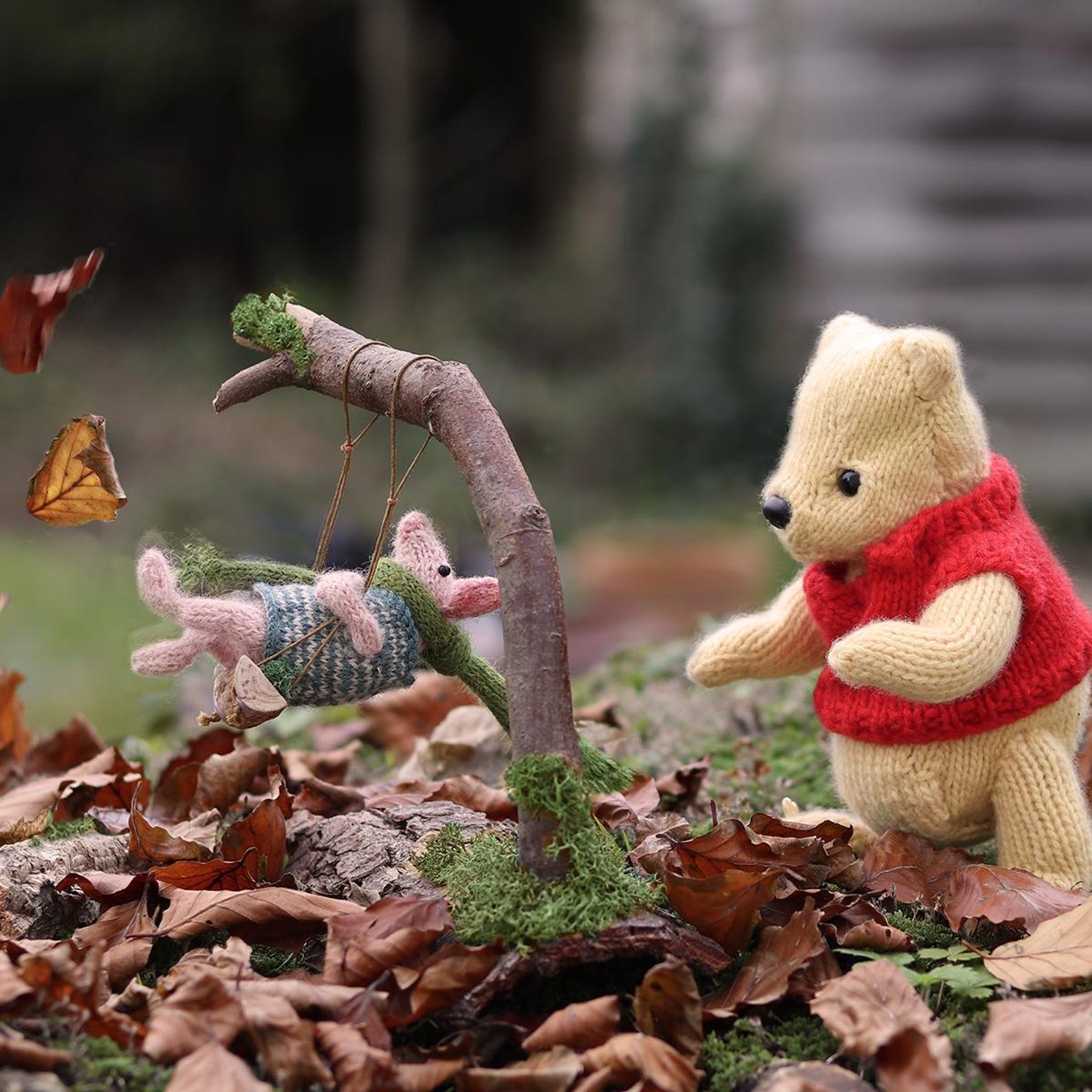 POOH BEAR DOLL - English Knitting Pattern - Etsy UK