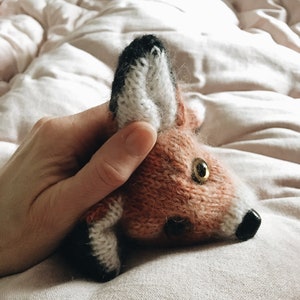 Fox Cub Knitting Pattern - Etsy UK