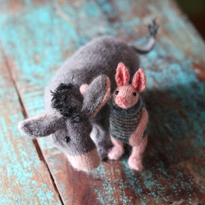 EEYORE - English Knitting Pattern - Etsy Australia
