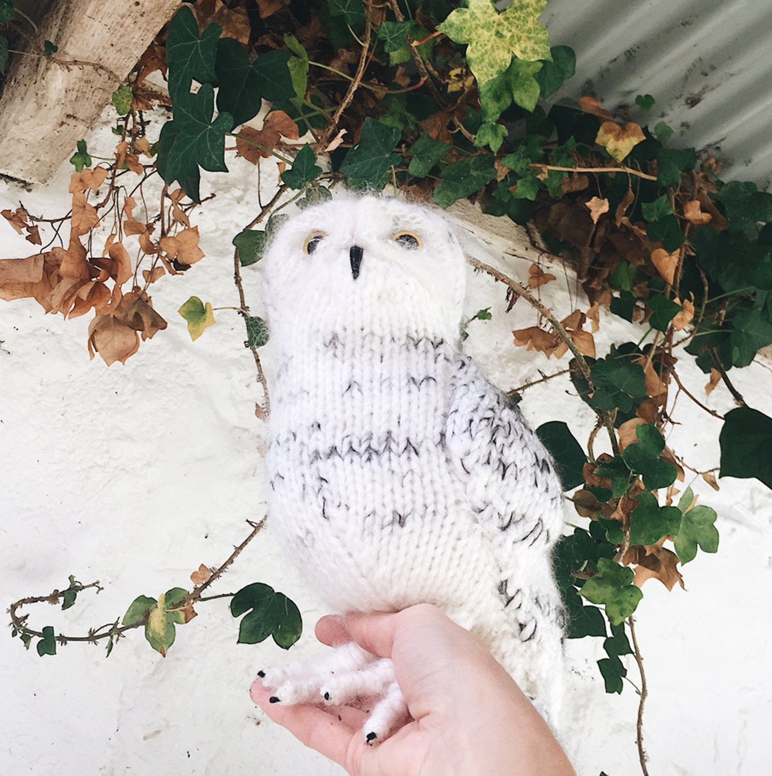SPECIAL OFFER Knitting Pattern Snowy Owl - Etsy