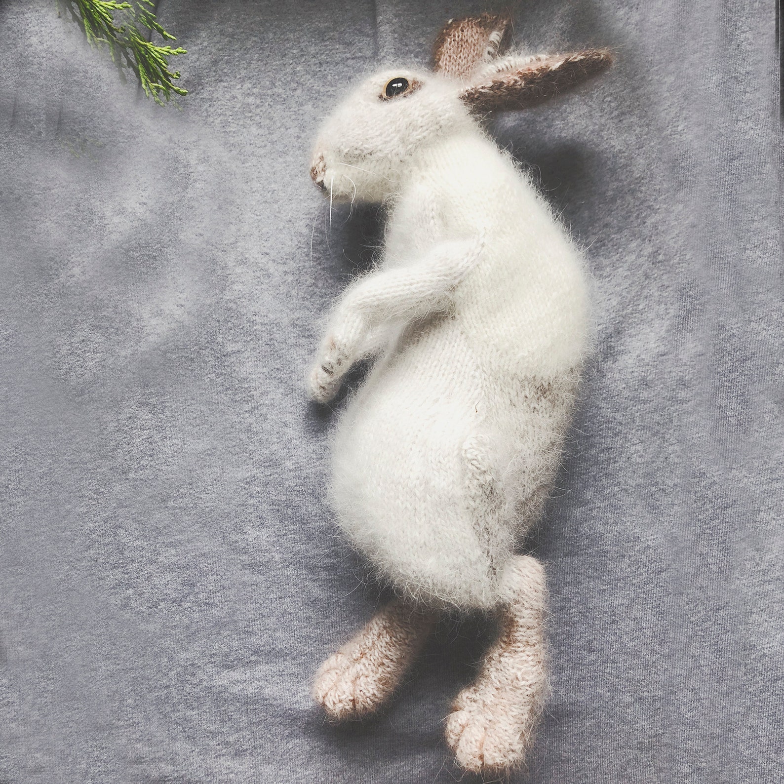KNITTING PATTERN - Snowshoe Hare - Etsy