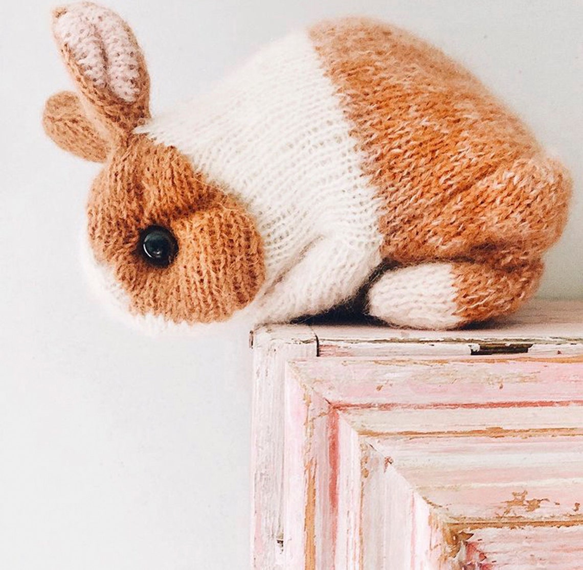 Cinnamon Dutch Rabbit KNITTING PATTERN - Etsy