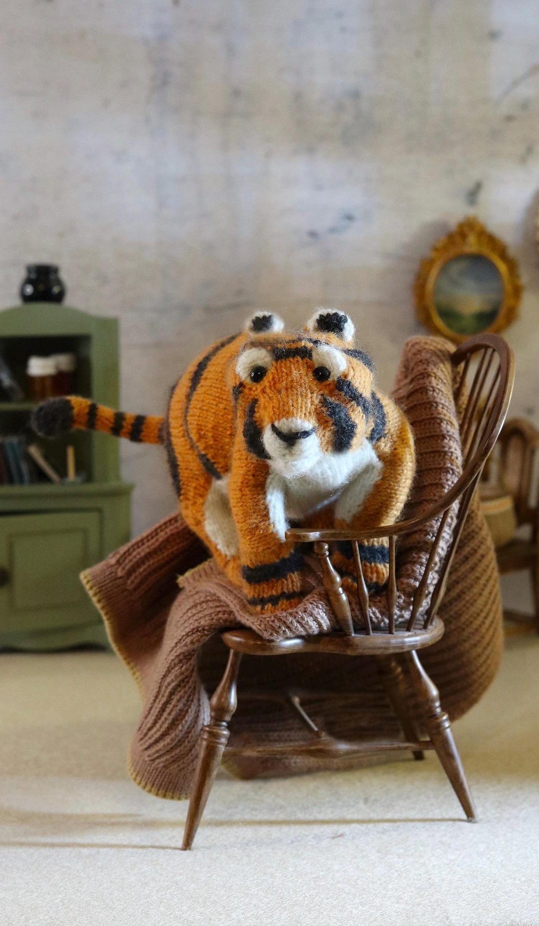 TIGGER - English Knitting Pattern - Etsy