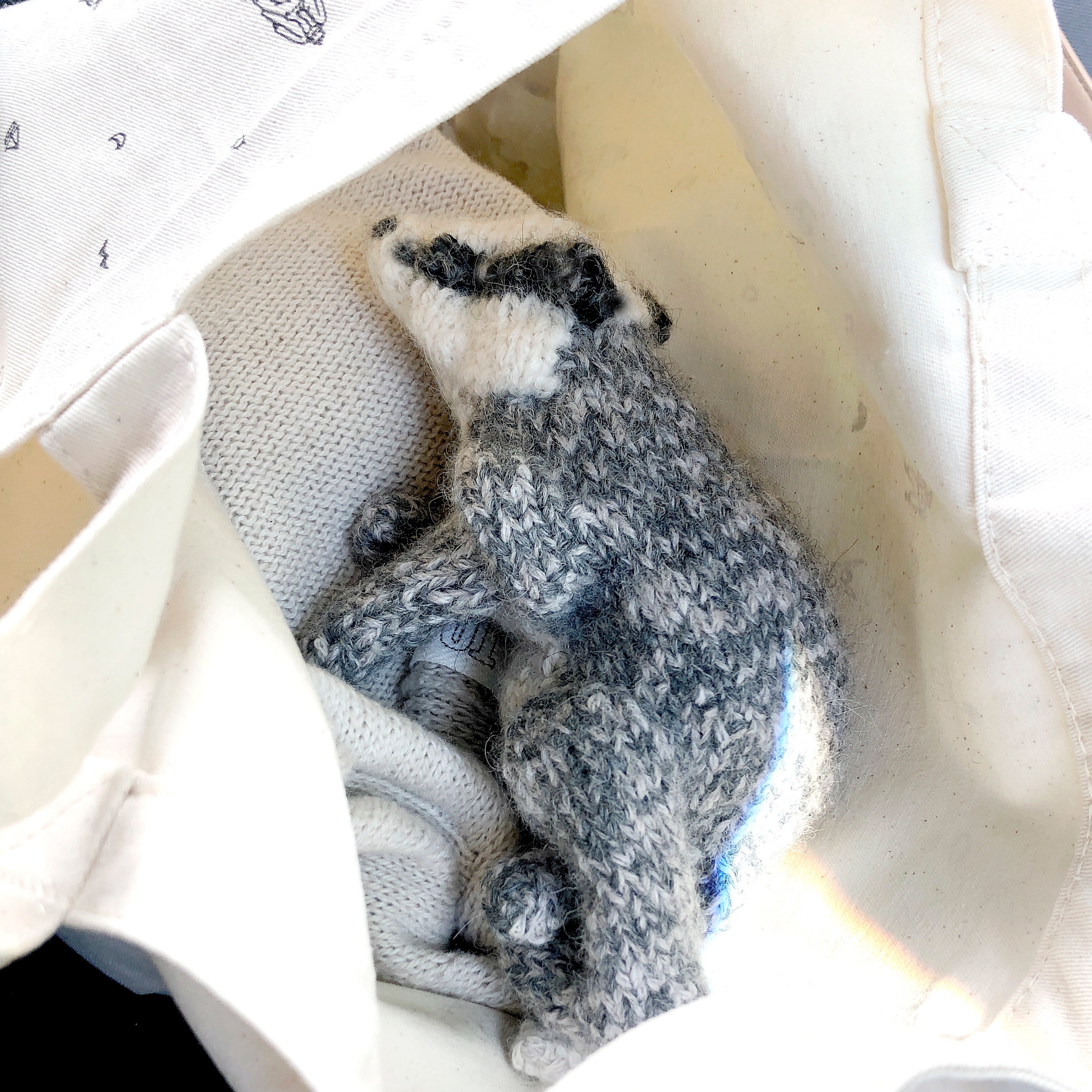 MR. BADGER Knitting Pattern - Etsy UK