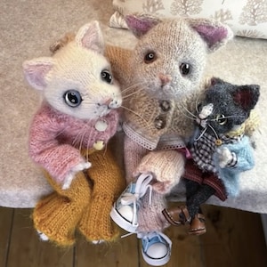 CAT DOLL - English Knitting Pattern - Etsy