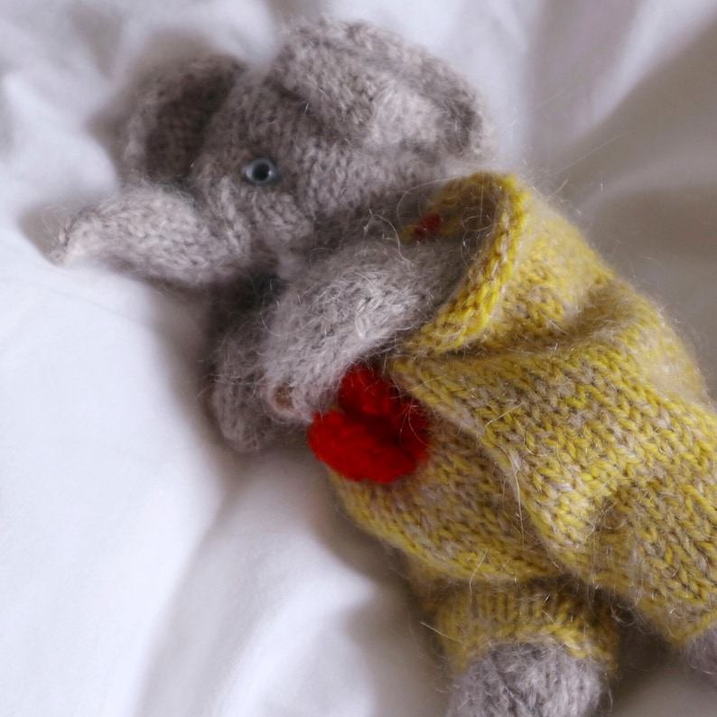Baby Elephant - EASY KNITTING PATTERN - Etsy