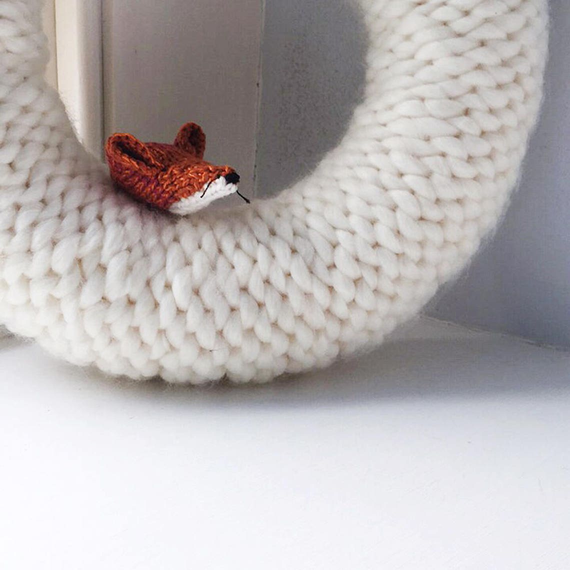 KNITTING PATTERN Woodland Wreath - Etsy