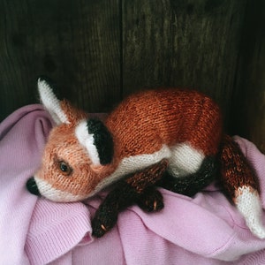 Fox Cub Knitting Pattern - Etsy UK