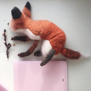 Fox Cub Knitting Pattern - Etsy UK