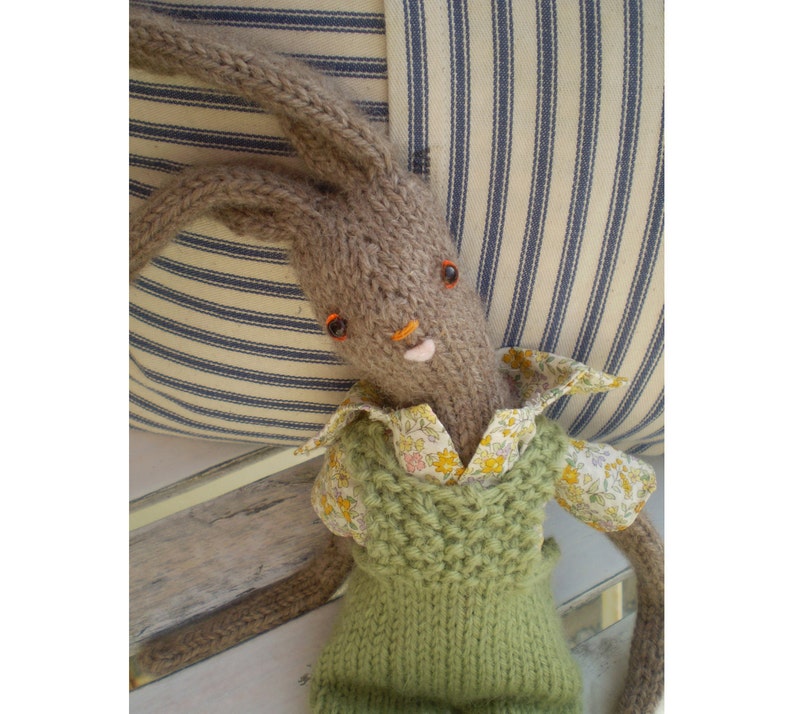Knitted Hare Pattern Ernest Field - Etsy