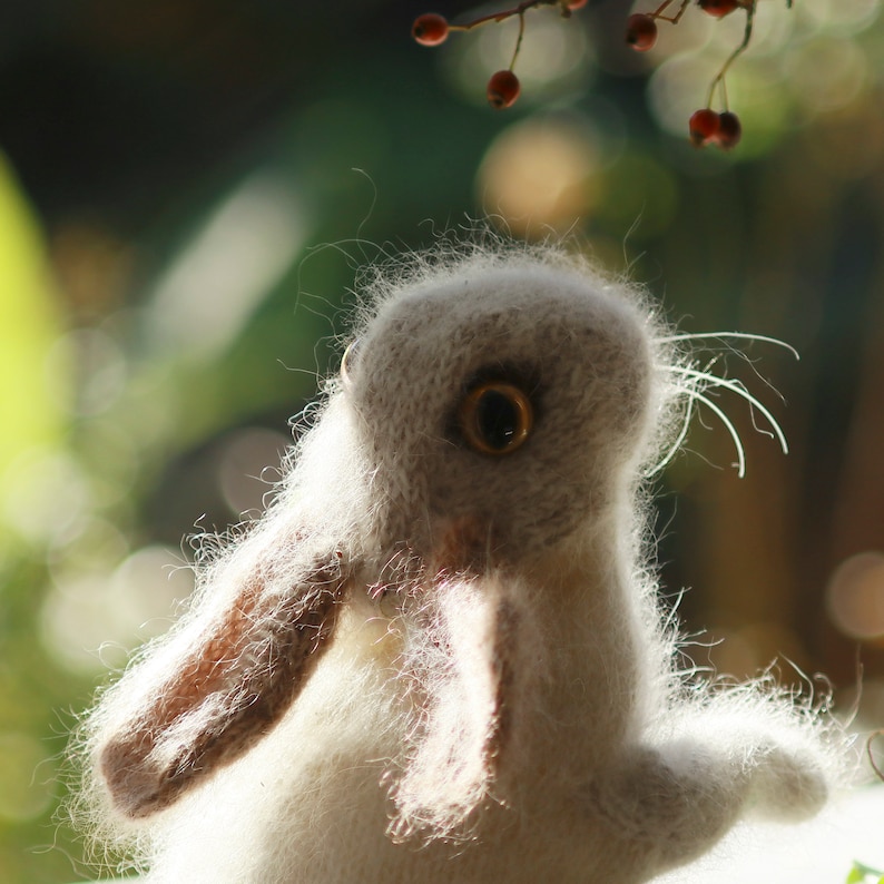 KNITTING PATTERN Snowshoe Hare | Etsy