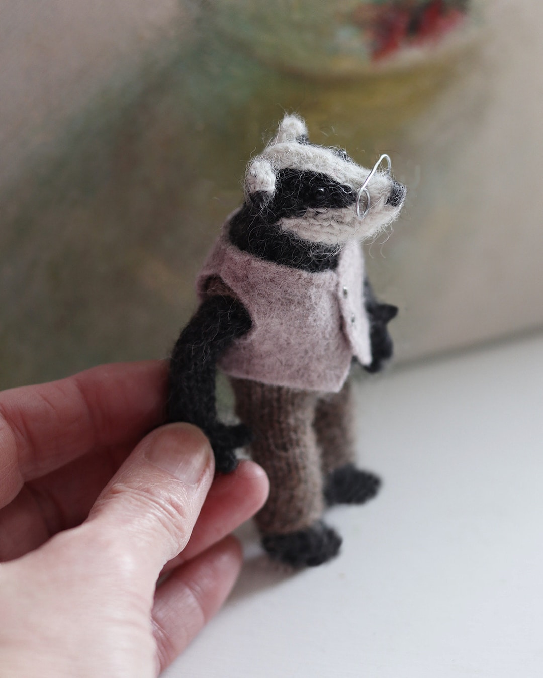 Little Badger - KNITTING PATTERN - Etsy