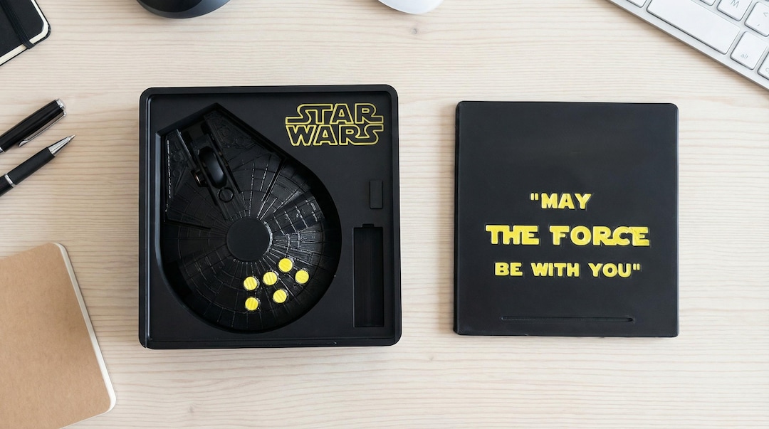 Millennium Falcon Wireless Mouse | Star Wars Gift | Optional ...