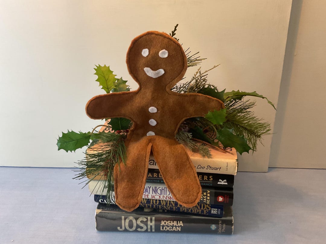 Gingerbread Man Handmade Posable Christmas Holiday Home Decor - Etsy