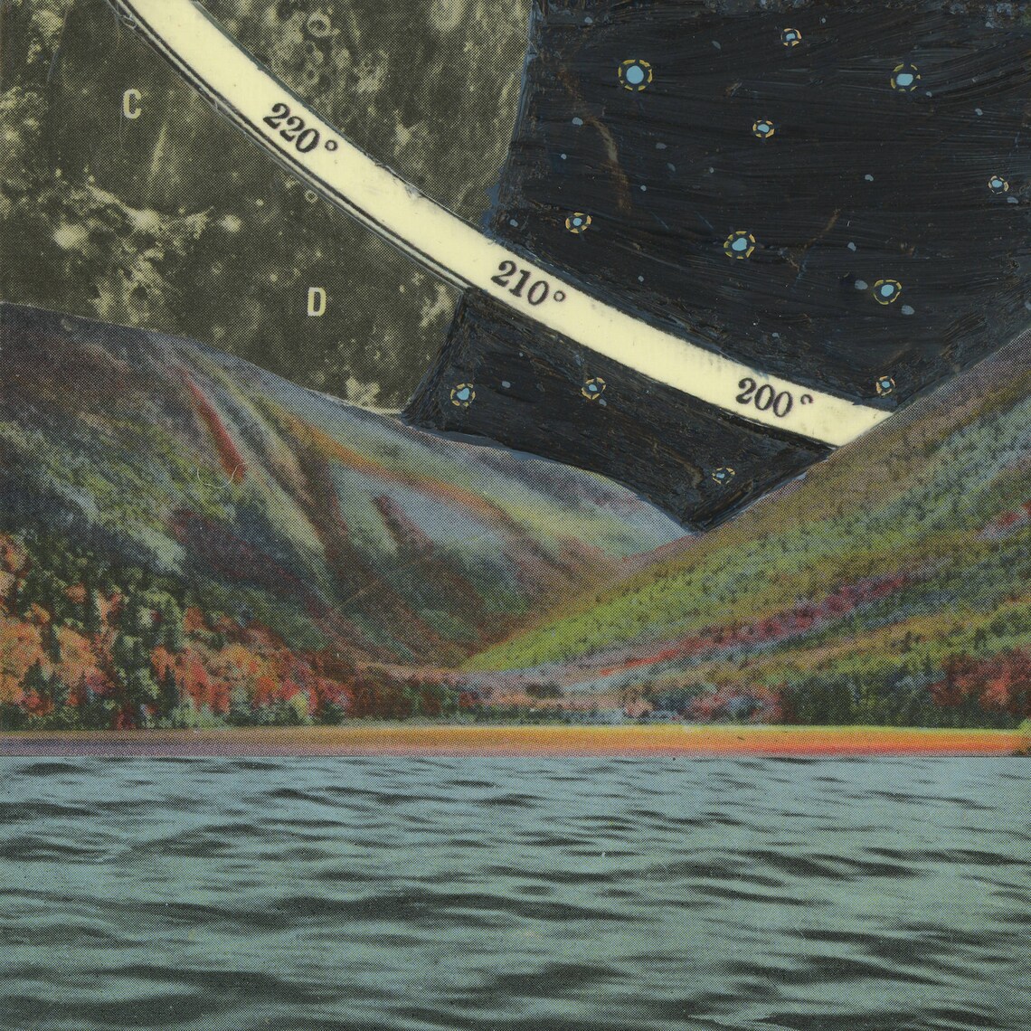 Illumination - Archival Print of Mixed Media Painting, Psychedelic Full ...