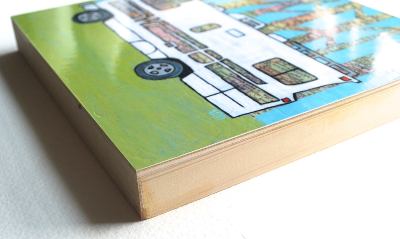 Winnebago // Print on Paper or Wood / Winnie Camper RV Road - Etsy