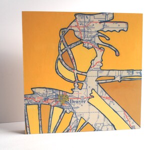 Denver // Print on Paper or Wood Panel - Featuring Aurora, Englewood ...