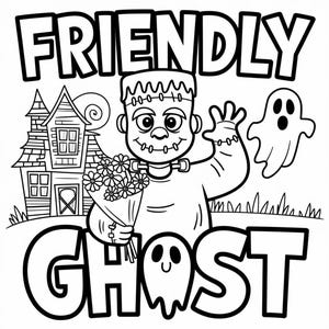 Halloween Coloring Pages Bundle: 23 Spooky-cute Designs (digital ...