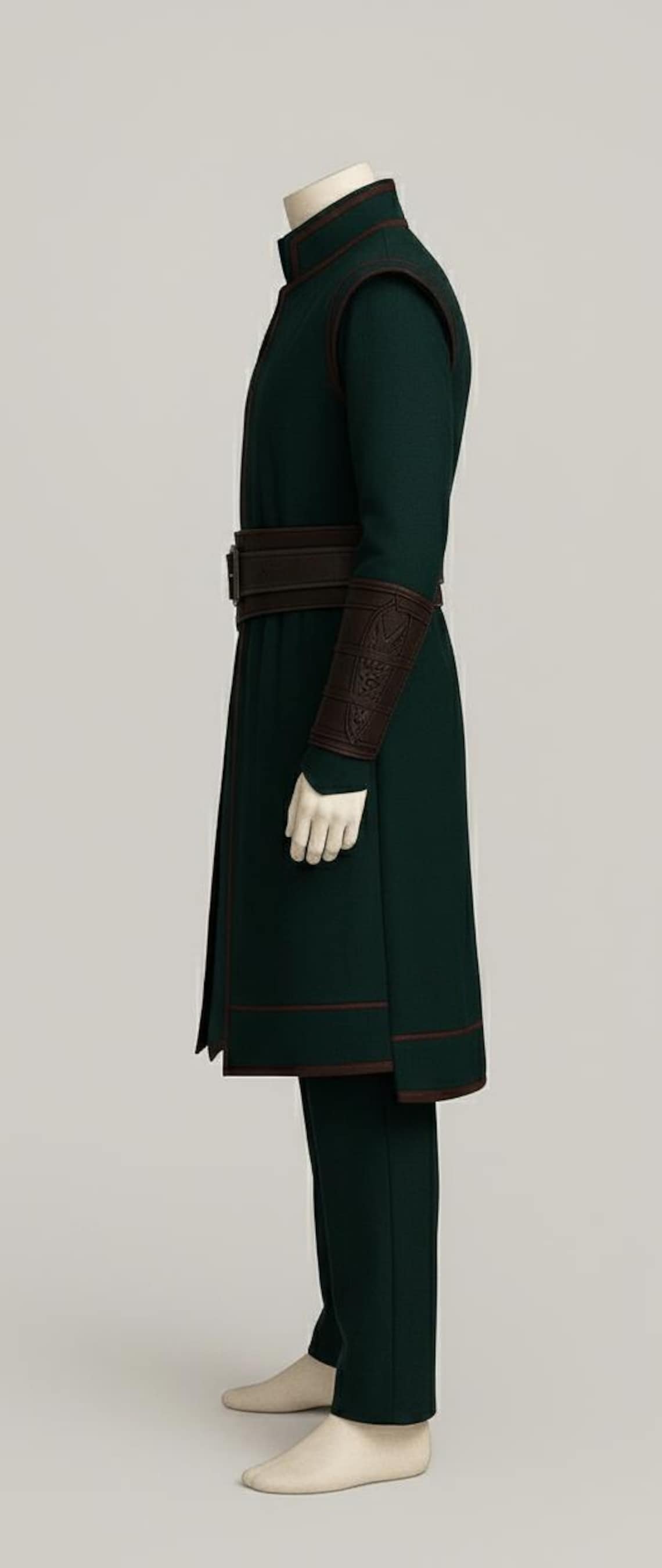 Emerald Fantasy Robe and Belt Outfit - Etsy