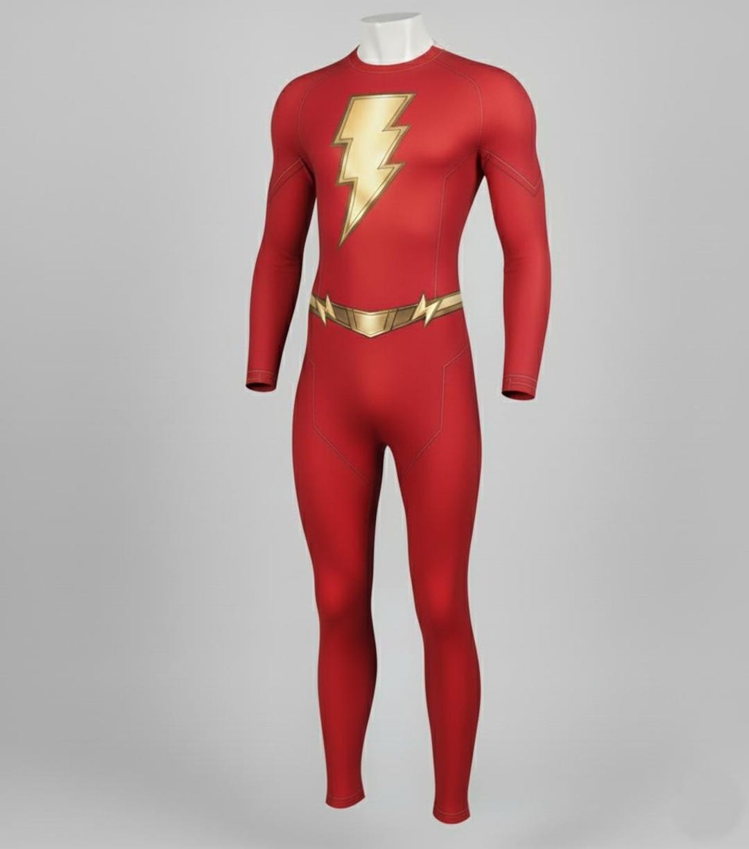 Red Speedster Bodysuit: 3D Printed Spandex Superhero Costume - Etsy