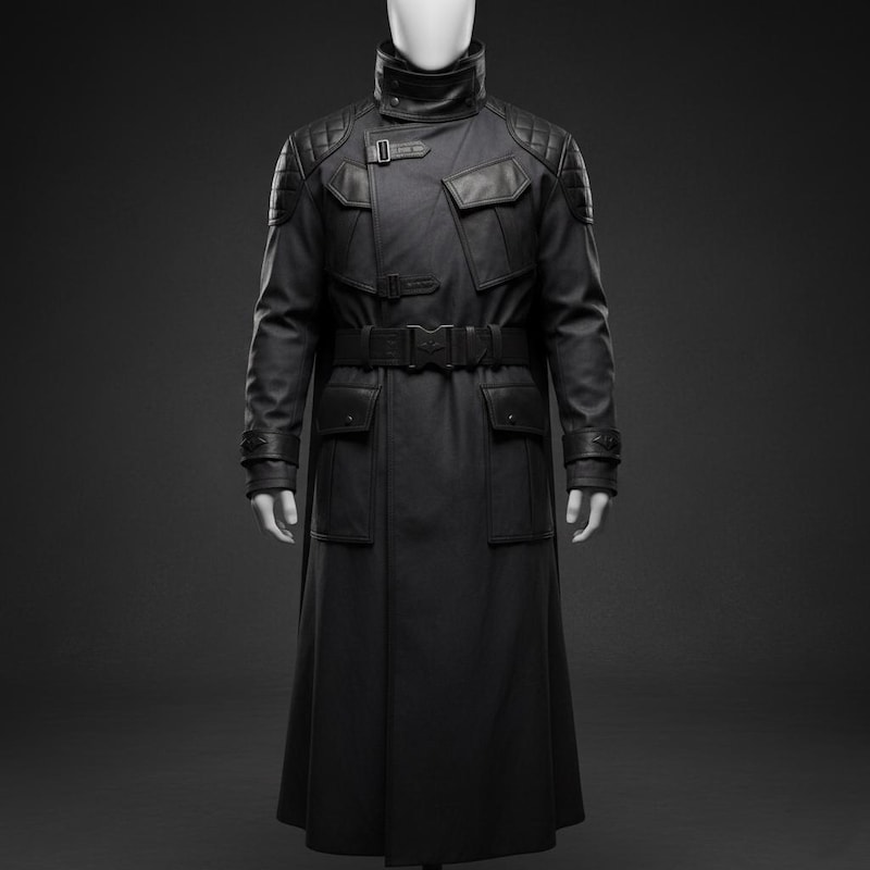Tactical Coat Black - Etsy