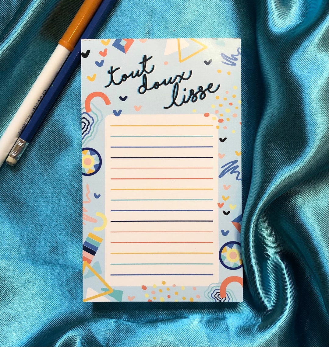 Bloc Note Tout Doux Lisse - Etsy