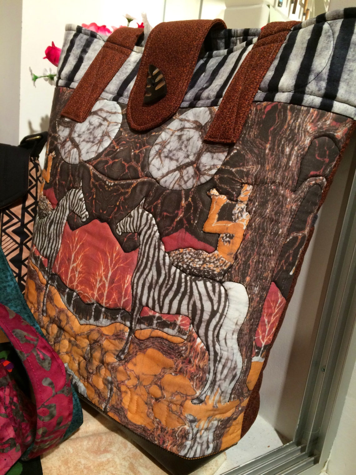 Pan Calls the Moon From Zebra Batik Fabric 12 X - Etsy