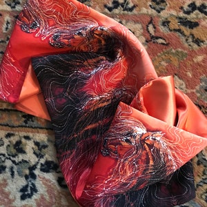 Horse Silky Faille Scarf - Autumn Sundance - Women's Fashion - From ...